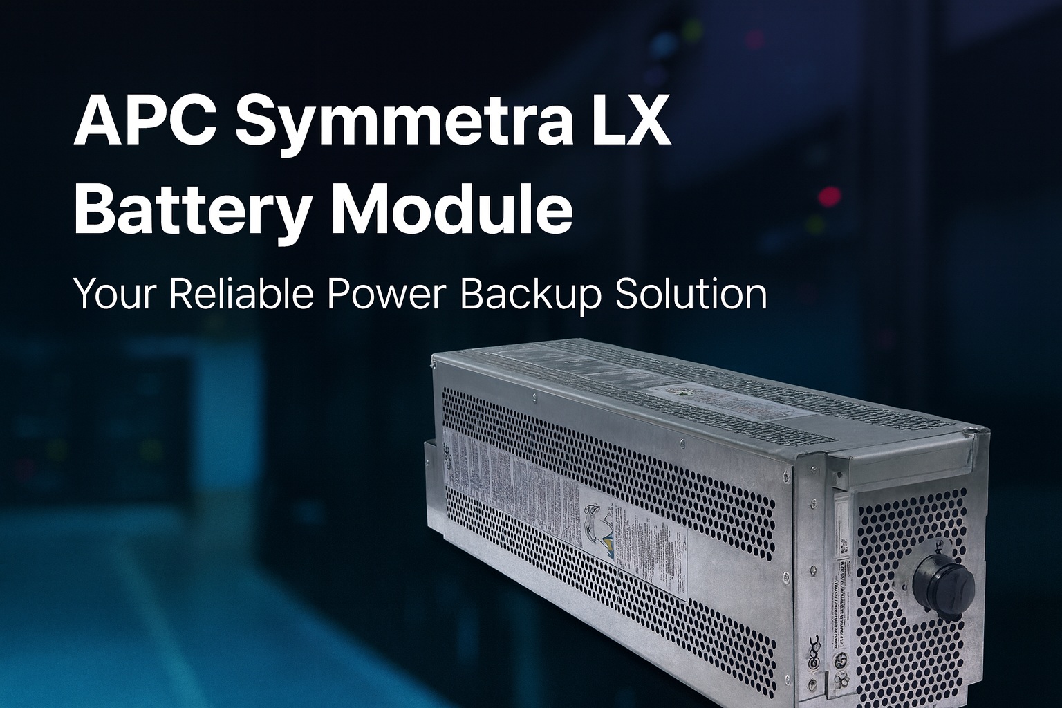 APC Symmetra LX Battery Module - Uninterrupted Power Supply for ...